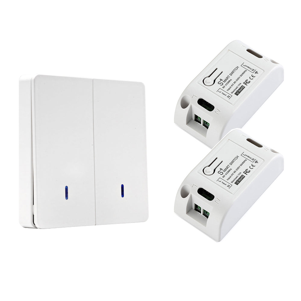 QIACHIP WP8601&KR2201D | wirless wall panel set |433 Mhz Wireless RF ...